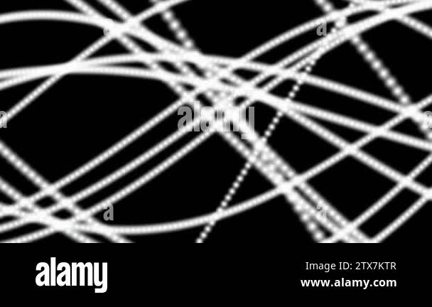 motion graphics and animated background of white lines on a black ...