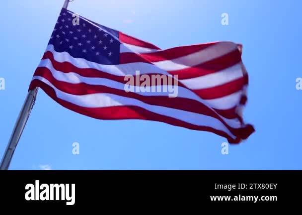 Flying stars and stripes american flag Stock Videos & Footage - HD and ...