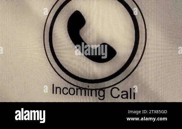 Phone ring icon animation. Incoming call. Animation Call Icon. Handmade ...