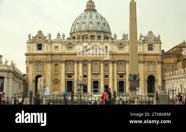 VATICAN - circa 2019: Rome, Italy, Vatican and St. Peters Basilica ...