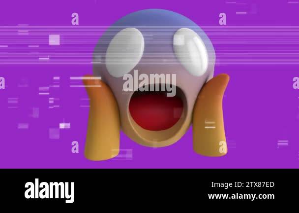 The scream emoji Stock Videos & Footage - HD and 4K Video Clips - Alamy