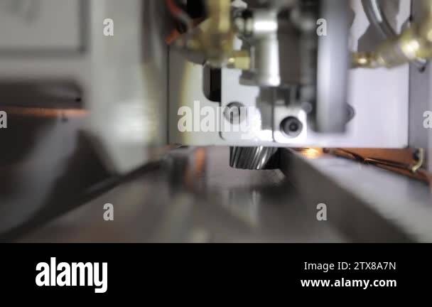 Modern industrial factory machines. The work of the technical ...