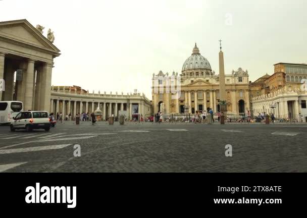 VATICAN - circa 2019: Rome, Italy, Vatican and St. Peters Basilica ...