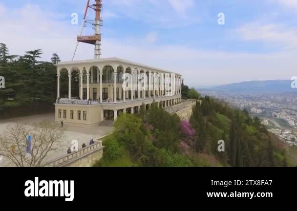 Funicular Restaurant Complex, famous attraction in Tbilisi Georgia ...