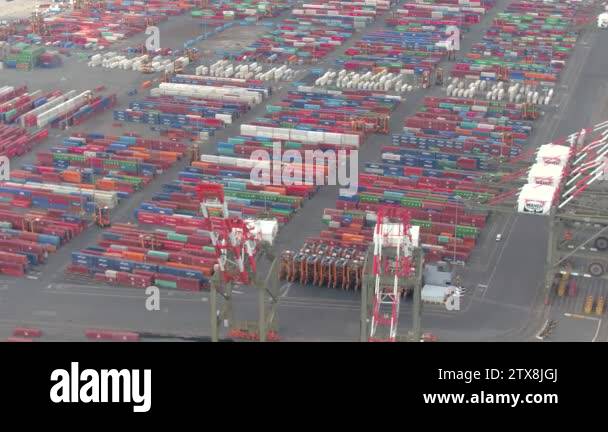 Maritime Container Terminal Stock Videos And Footage Hd And 4k Video Clips Alamy