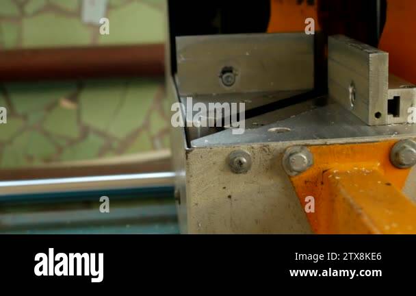 Production of pvc windows, machine for gluing the corners of the pvc ...