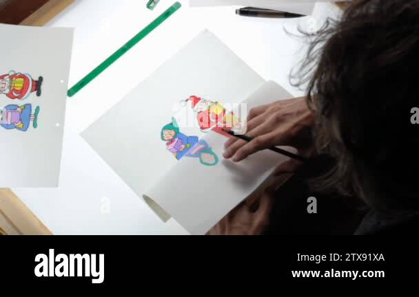 Cartoon working drawing Stock Videos & Footage - HD and 4K Video Clips ...