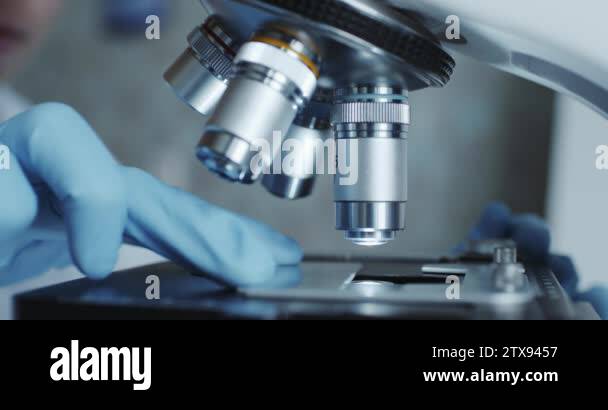 University laboratory microscope sample Stock Videos & Footage - HD and ...