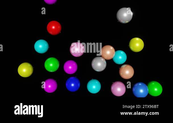 Animation of falling and filling the screen with different colored ...