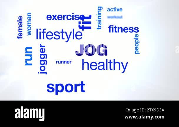 jog healthy jogger lifestyle fit fitness sport exercise runner female ...