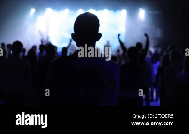 Man listening music in concert Stock Videos & Footage - HD and 4K Video ...