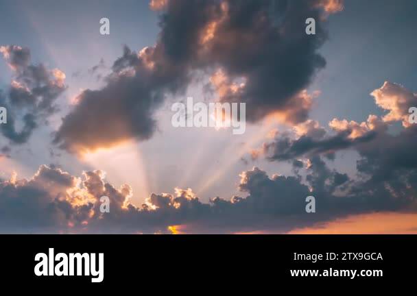 Natural dramatic sky sunset Stock Videos & Footage - HD and 4K Video ...