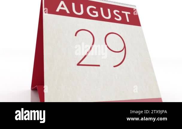 August 2016 calendar Stock Videos & Footage - HD and 4K Video Clips - Alamy