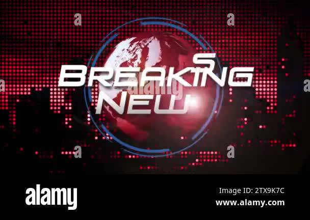 Breaking news animated title graphic Stock Videos & Footage - HD and 4K ...