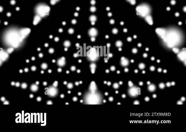 motion graphics and animated background of white dots and orbs on a ...