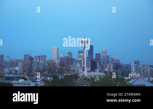 Downtown Seattle Stock Video Footage - Alamy