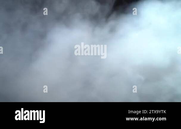 Vertically positioned white smoke over black background Stock Video ...