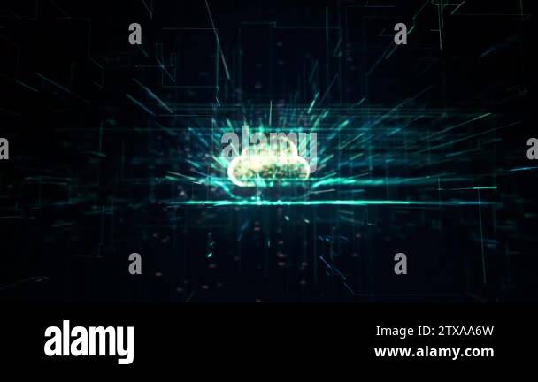 Cloud technology, cloud computing symbol of global IT development, random numbers and others ...