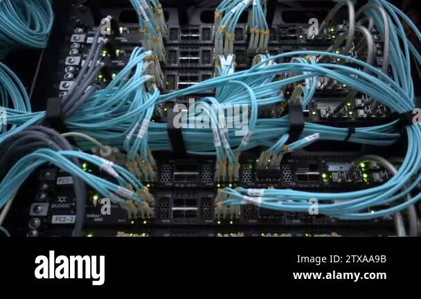 Fiber Optical connector interface. Rack Mounted Servers In A Server ...