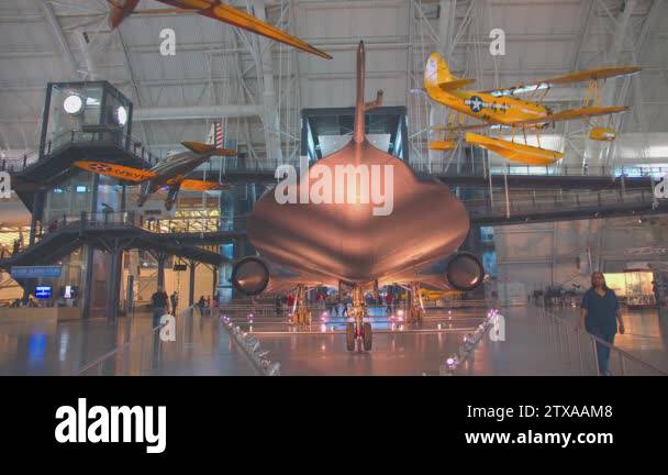 Washington DC Lockheed SR-71A Blackbird Stealth Fighter Jet Front ...