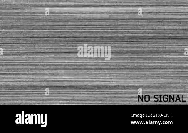 No Signal Low Signal Tv Pattern Stock Video Footage - Alamy
