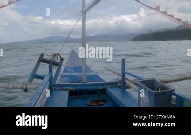 Bumpy Boat Ride. Rough and bumpy ride on way to the Subterranean River ...