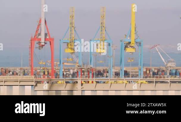 Cargo ship loading and unloading Stock Videos & Footage - HD and 4K ...