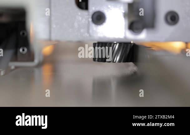 Modern industrial factory machines. The work of the technical ...