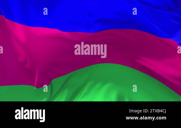 189. Kuban Peoples Republic Flag Waving Continuous Seamless Loop ...