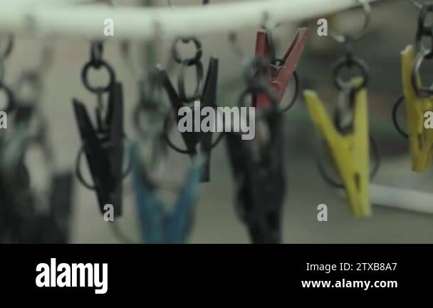 Stages of production of a man's suit. Coat hanger for the jacket parts ...