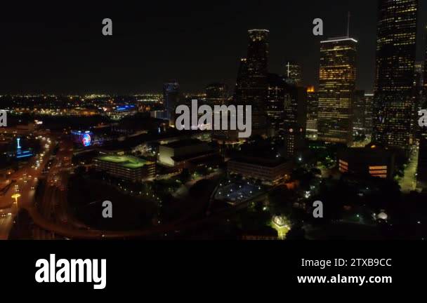 Houston downtown night texas Stock Videos & Footage - HD and 4K Video ...