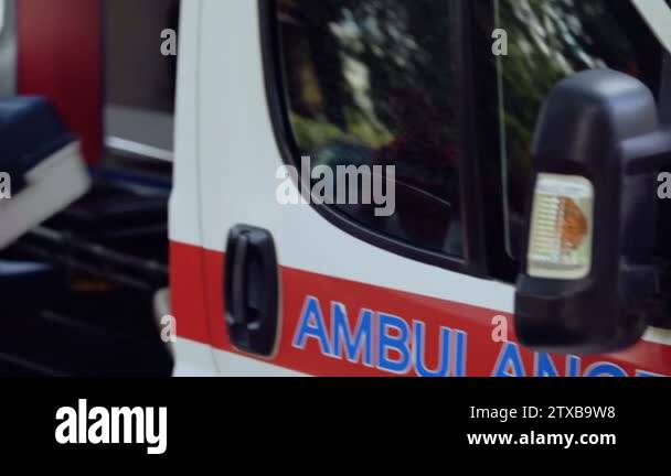 Ambulance crew gets into transport, ready to save lives, responds to ...