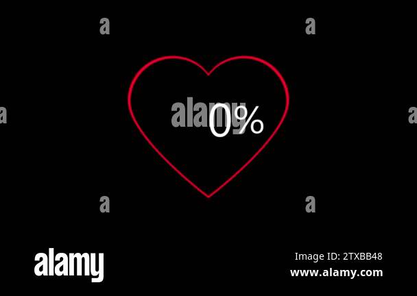 Heart shape loading. Loading Bar Percentage Heart, Loading Bar Progress ...