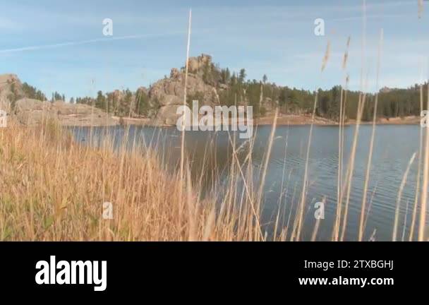 Rocky outcrop in reservoir Stock Videos & Footage - HD and 4K Video ...