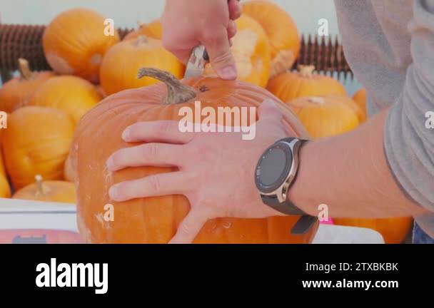 Hollowing out pumpkin Stock Videos & Footage - HD and 4K Video Clips ... Hollowing out pumpkin Stock Videos & Footage - HD and 4K Video Clips ...