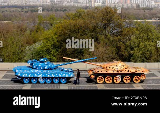 Blue painted tanks Stock Videos & Footage - HD and 4K Video Clips - Alamy