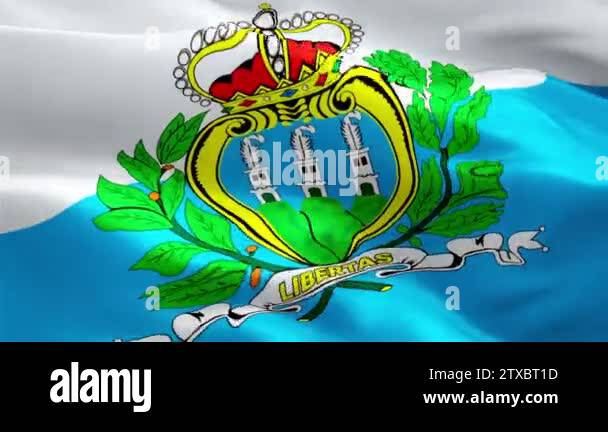 Europe Republic flag Closeup 1080p Full HD 1920X1080 footage video ...