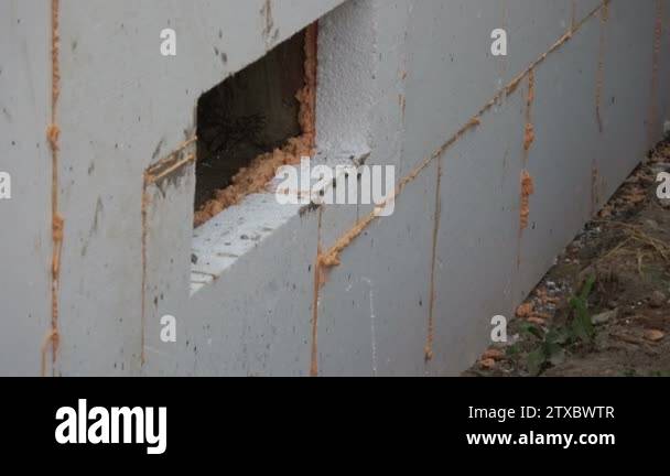 Home foundation construction thermal insulation Stock Videos & Footage ...