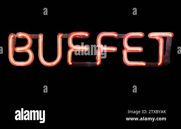 Buffet sign neon Stock Videos & Footage - HD and 4K Video Clips - Alamy