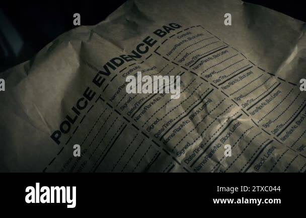 Police evidence bag Stock Videos & Footage - HD and 4K Video Clips - Alamy