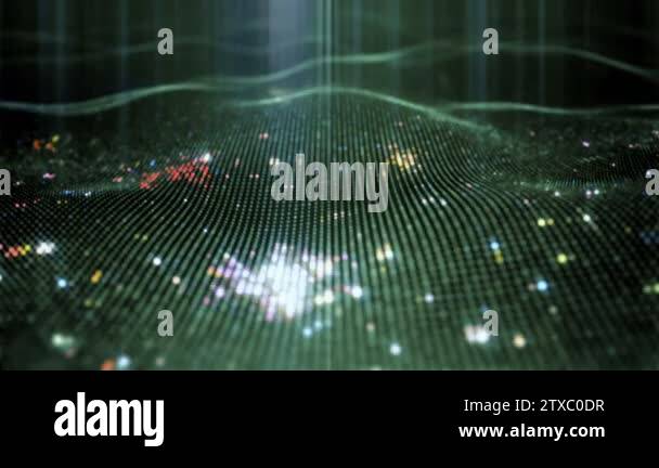 Abstract glowing virtual neural network. Futuristic coding or ... Abstract glowing virtual neural network. Futuristic coding or ...