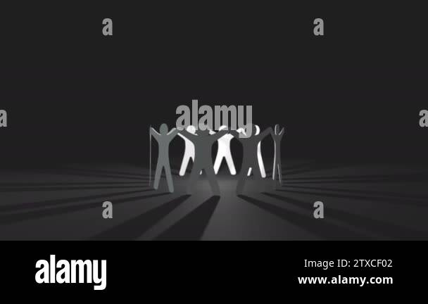 Paper doll chain Stock Videos & Footage - HD and 4K Video Clips - Alamy