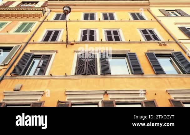 Rome italy facade shutters Stock Videos & Footage - HD and 4K Video ...