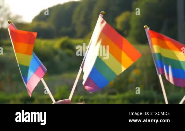 Symbol of LGBT Gay lesbian transgender queer rights, activism love ...