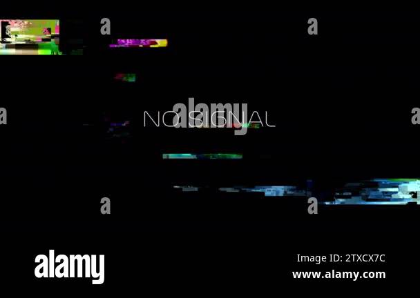 NO SIGNAL RETRO VHS SCREEN Style 2 NO SIGNAL RETRO VHS 2 A retro VHS ...
