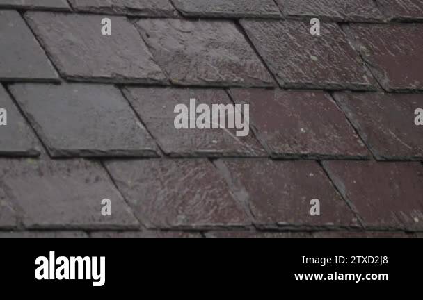 Rain falling on slate roof Stock Videos & Footage - HD and 4K Video ...