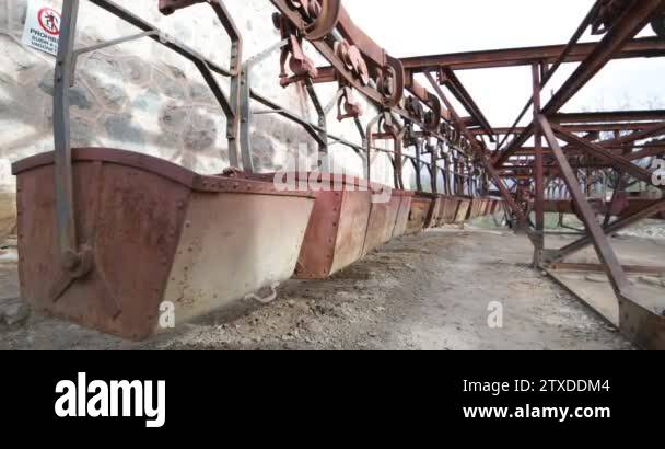 La Mejicana mine. Second station, El durazno, of old Cable Car ...