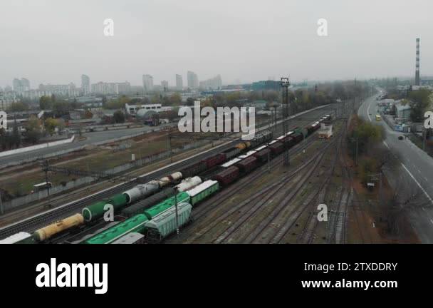 Freight train cargo containers tanks Stock Videos & Footage - HD and 4K ...