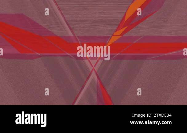 A computer generated animation of of geometric triangular shapes and ...