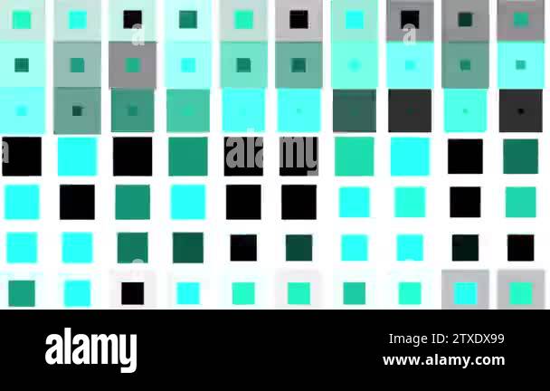 4k vj color square neon light array matrix scan background&cube grid ...